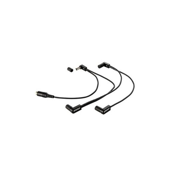 ■DC-4-90F / 1in : 4outコンパクトなDC パワーサプラ用スプリットケーブル。1：2/1：4/1：6とラインアップ。機器側端子には電極を保護するスルーブが付属し、未使用時の不用意な電極のショートなどを防ぎます。