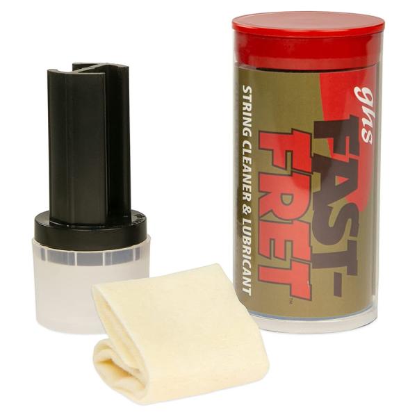 FAST-FRET / 指板潤滑弦用潤滑剤、ストリングクリーナーです。スプレータイプではなく、弦に直接塗るタイプのため、指板を汚さず、サビを防止し、弦の滑りを良くし、スムーズなフィンガリングを助けてくれるアイテムです。スプレーより数倍長持ち...