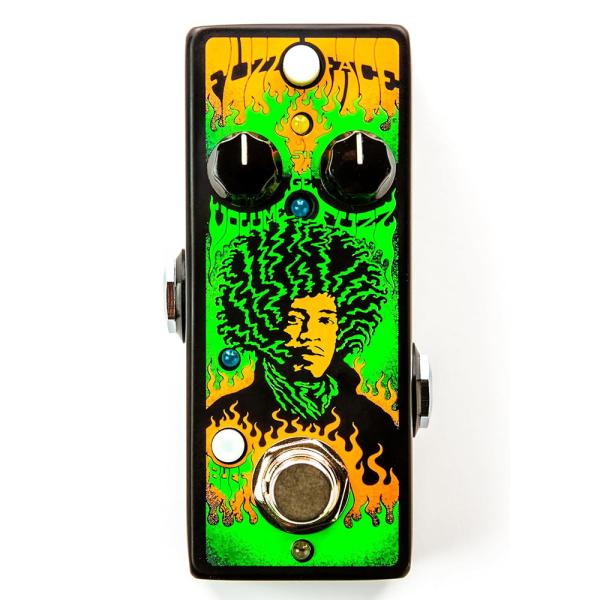 世界で最も偉大なギタリスト、ジミ・ヘンドリックスに敬意を表した特別仕様のペダル。特徴的なアート・デザインは、1968年2月にロサンゼルスで行われたコンサート会場、シュライン・オーディトリアムの壁を飾った有名なポスターがモチーフになっています...