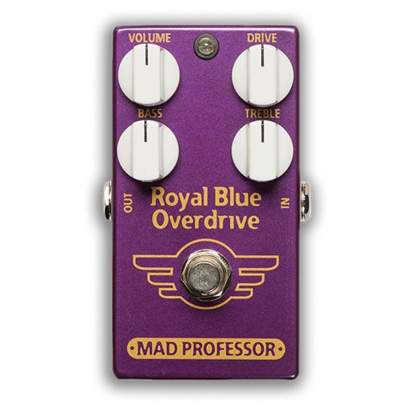 Royal Blue Overdrive (RBO) は、軽いオーバードライブからディストーションまで、そしてディストーション・ノブがミニマム設定のときには EQ を搭載したブースターとしても使用できる、幅広いトーンを持ったオーバードライブ...