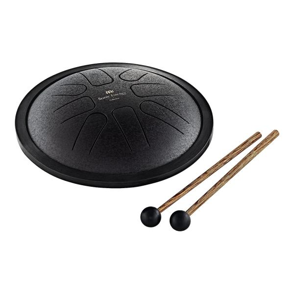 SSTD1BK / カラー：Black / 音階(スケール)：F マイナーMEINL ソニックエナジーより、音楽を愛する方々や教育者、セラピストとして活躍されている方に向けて、プリチューンド（固定音階）のミニ・スチール・タングドラムをお届け...