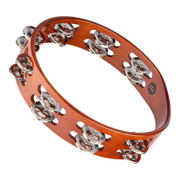 ウッドタンバリンは丈夫なフレームで作られており、多様なサウンドに対応できるよう各種素材のジングルがラインナップされています。人間工学に基づき設計された軽量なハンドルはエネルギッシュな演奏を可能にします。■素材・ジングル：スチール・フレーム：...