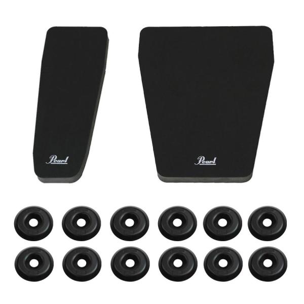 ■ツインペダル用：MAT-AFP/2■PEARL PEDAL ISOLATORフットペダルの演奏時に生じる振動を緩和することにより、振動から発生する騒音を和らげる効果が期待できるアイテム。【製品仕様】プレート厚：約27mmの防振マットの上に...