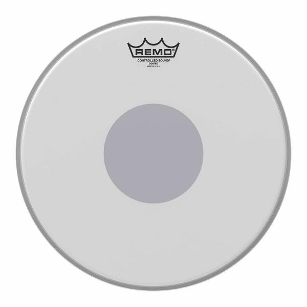 在庫限り特価品 ！REMO / CS-113TA / CS COATEDサイズ：13"<br>特徴：コーテッド（A）のフィルム裏面にブラックドットを装着し耐久性をアップ。インパクトのあるアタック音が特徴。※画像はイメージ（サンプ...