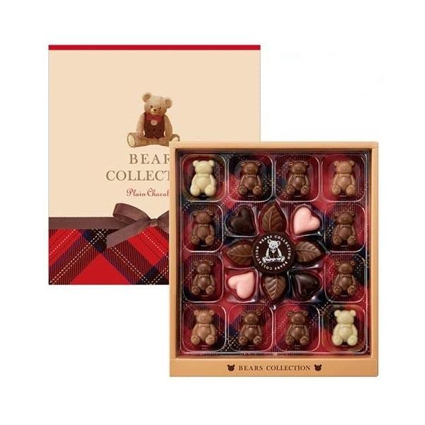 「商品情報」・キュートなテディベアをモチーフにしたチョコレートをずらりと並べました。・温かみを感じる色合いのタータンチェックをあしらったパッケージです。・お酒不使用。 【原材料】チョコレート（砂糖、ココアバター、全粉乳、カカオマス、乳糖）（...