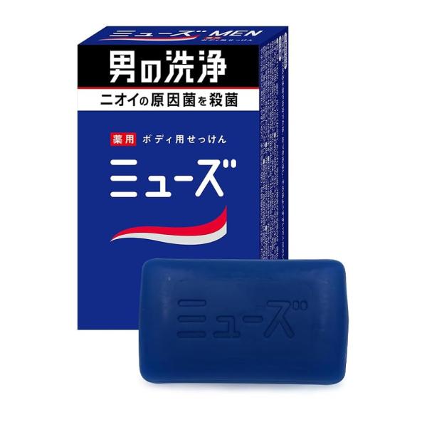 「商品情報」商品紹介販売名:ミューズメン ボディ用 石鹸 種類:固形石鹸 内容量:135g 香り:グリーンハーブの香り 原産国:日本 ミューズメン薬用ボディ用石けんは、ニオイの原因菌を殺菌、ニオイをもとから予防*します。*主なニオイの原因の...