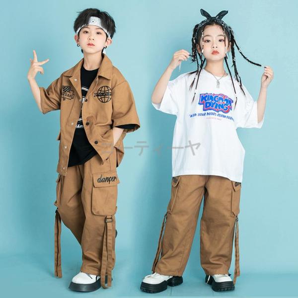 ダンス服装 体操服 JAZZ DANCE tシャツ スウェット キッズチアリーダー hiphop ヒップホップ  ステージ衣装 ダンスウェア 子供 応援団 運動会 甲子園 チアガール衣装 舞台演出服　おしゃれ　ストリート系　B系　K-POP...