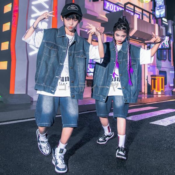 ダンス服装 体操服 JAZZ DANCE tシャツ スウェット キッズチアリーダー hiphop ヒップホップ  ステージ衣装 ダンスウェア 子供 応援団 運動会 甲子園 チアガール衣装 舞台演出服　おしゃれ　ストリート系　B系　K-POP...
