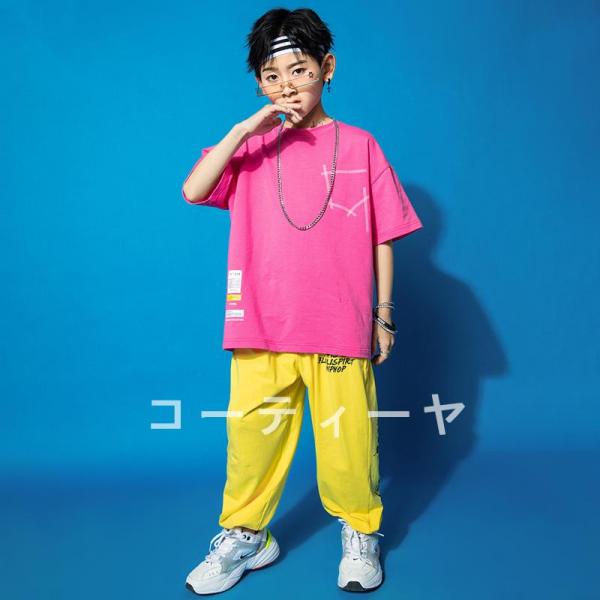 ダンス服装 体操服 JAZZ DANCE tシャツ スウェット キッズチアリーダー hiphop ヒップホップ 女の子 ステージ衣装 ダンスウェア 子供 応援団 運動会 甲子園 チアガール衣装 舞台演出服　おしゃれ　ストリート系　B系　K-...