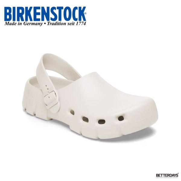 ●商品についてBIRKENSTOCKのBirki Flowは季節を問わず一年中便利な真の定番です。大きな通気孔が空いているこのクロッグなら、いつも新鮮な空気が循環し、足がムレる心配もありません。コルク製サンダルの形状を模しながら、このサンダ...