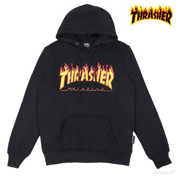 ●THRASHER/スラッシャーについて1981年にスケートの街として有名なサンフランシスコでエドワード.リギンズ氏が創刊したスケート雑誌【THRASHER MAGZINE】 スケート雑誌から始まり、80年代から今現在までのスケートシーンに...