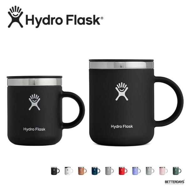 ●商品についてハワイで爆発的な人気となっているHydro Flask（ハイドロフラスク）の6ozと12ozコーヒーマグ。シンプルながらも、デイリー使いしやすいおしゃれなデザインです。スライド開閉のキャップが付属しているので、持ち歩き時の液漏...