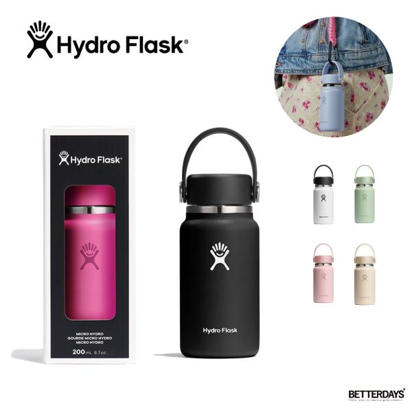 ●商品についてハワイで爆発的な人気となっているHydro Flask（ハイドロフラスク）から200mlのマイクロサイズが新登場。どんな飲み物も、どんな場所でも。シンプルながらも、デイリー使いしやすいパッケージです。また食器などにも使われてい...