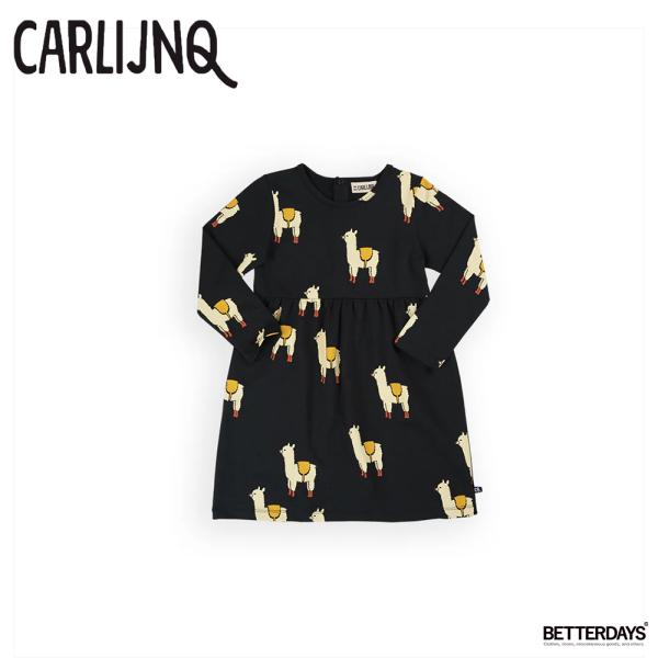 ●商品について総柄のキッズワンピースは、アルパカ柄が印象的です。オーガニックコットン生地なので着心地も良いです。GOTS 認証についてCarlijnQは主に子供が使用する製品を扱っているため、化学物質の使用管理は最も重要です。この衣類は G...