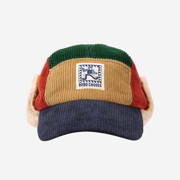 ●商品についてBOBO CHOSESのコーデュロイキャップ。マルチカラーで配色がおしゃれな帽子です。●サイズ54cm