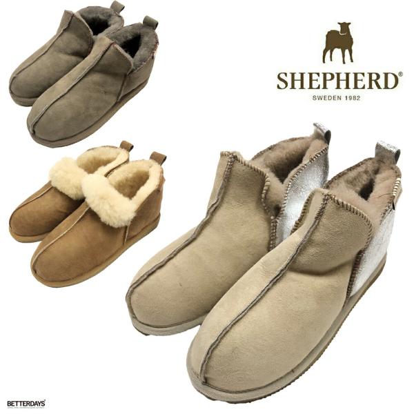 ●商品についてSHEPHERDよりムートンアンクルブーツの登場です。熟練した職人の手によって1点1点ハンドメイドで作り上げられたスカンジナビアデザインのSHEEPSKINシューズ。リアルムートンは肌触りもふかふかで保温性が高く、かつ透湿性に...