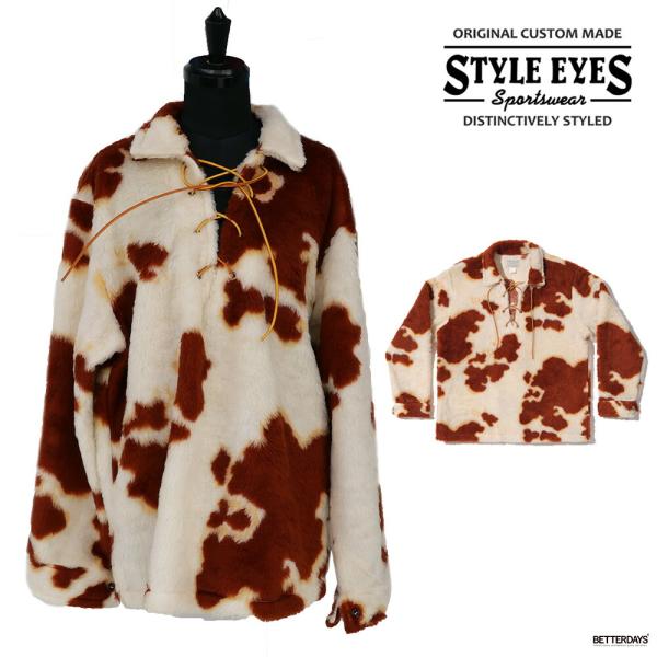 ●商品について1950年代後期から1960年代前期にかけて存在した、通称「コディアック」タイプのプルオーバージャケット。ヴィンテージではアニマル柄の評価が高く、中でも人気のホルスタイン柄を再現。生地の毛足を長めにアレンジすることで、より秋冬...