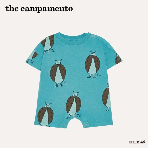 ●商品について「てんとう虫オールオーバー ブルー ベビーオーバーオール」は、オーバーサイズで着心地抜群のオーバーオールです。カラフルなてんとう虫のプリントが全体に施されています。半袖で、リブ付きのラウンドネックが着心地を良くしています。袖は...