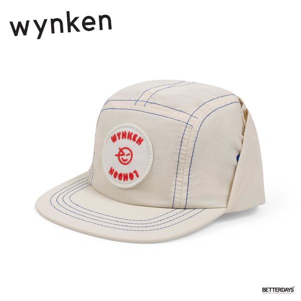 ●商品についてWynken(ウィンケン)の新作サンシャインキャップです。正面にWynkenのワッペンロゴを模して、後ろについてる日除けはスナップボタンで上げたり下げたりが可能です。●素材ナイロン 100%●サイズ2-6years6-12years