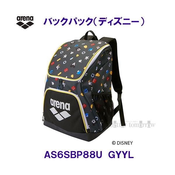 Disney（ディズニー）デザインのバックパック。“ミッキー” と “ドナルド” をアイコン調に表現したデザイン。キャラクターにまつわるモチーフと一緒に表現。上部の大きい間口が物の出し入れがしやすく、約35Lの荷物を収納できるので、練習でも...