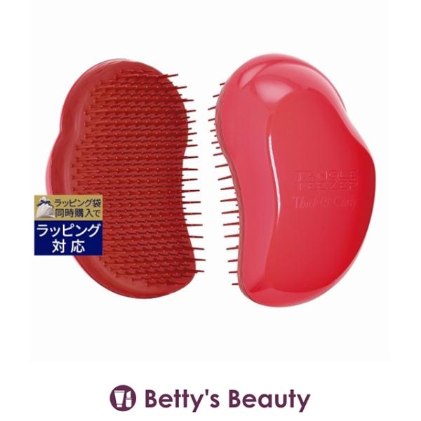 ◇ブランド：タングルティーザー Tangle Teezer ◇商品名：シック＆カーリー Thick ＆ Curly Detangling Hairbrush◇規格：サルサレッド◇カテゴリ：ヘアブラシ  ケアブラシ スタイリングブラシ スカル...