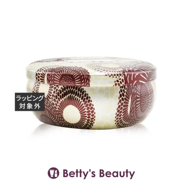 ◇ブランド：ボルスパ Voluspa ◇商品名：ジャポニカ ティンキャンドル ギルト ポマンデール &amp; ヒノキ 3 Wick Decorative Tin Candle - Gilt Pomander ＆ Hinoki ◇規格：34...