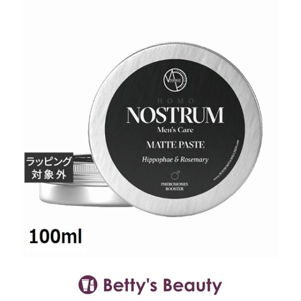 ◇ブランド：ノストラム NOSTRUM ◇商品名：ホモ マットペースト H&amp;R Homo Matt paste H＆R◇規格：100ml ()◇カテゴリ：ヘアワックス クリーム ヘアグルー ヘアバーム◇ギリシャ生まれの自然派コスメメ...