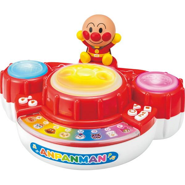 【送料無料】【メーカー直送】■商品説明打面を叩くと光って音が鳴る、小さなお子様でも楽しめるボンゴです。3つの打面に加え、触るだけで音が鳴る「ドレミファタッチパネル」が付いています。「アンパンマンのマーチ」、「勇気りんりん」など20曲のメロデ...