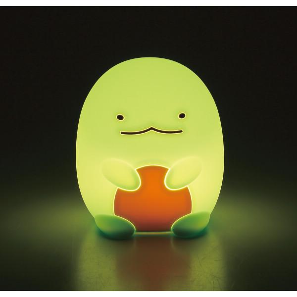 【送料無料】【メーカー直送】シリコーン樹脂製の柔らかいすみっコぐらしのライト。シリコーン部分から底部メカボックスの取り外しができ、シリコーン部分を煮沸消毒することができます。ライトの明るさは3段階で調整ができ、振動センサーとスイッチ操作の2...