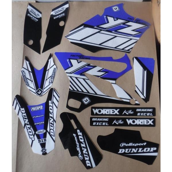 FLU DESIGNS PTS6ノーマルのグラフィックよりも丈夫で厚みがある15mmビニールグラフィックキットの内容は写真に写っている通りです[適合車種] ヤマハ YZ85 2015 2016 2017 2018 2019 2020 202...