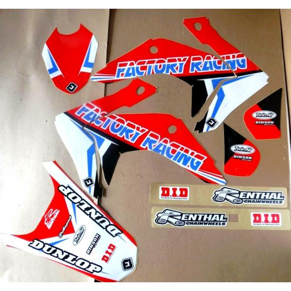 FLU DESIGNS PTS4ノーマルのグラフィックよりも丈夫で厚みがある15mmビニールグラフィックキットの内容は写真に写っている通りです[適合車種] CRF150 CRF150F CRF230 CRF230F 2015 2016 20...