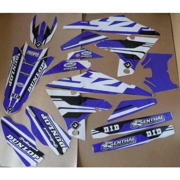 FLU DESIGNS PTS4ノーマルのグラフィックよりも丈夫で厚みがある15mmビニールグラフィックキットの内容は写真に写っている通りです[適合車種]ヤマハYZ250F 2019 2020YZ450F 2018 2019 2020