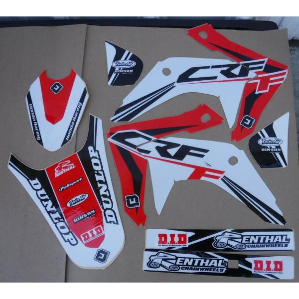FLU DESIGNS PTS3ノーマルのグラフィックよりも丈夫で厚みがある15mmビニールグラフィックキットの内容は写真に写っている通りです[適合車種] ホンダ CRF150 150F CRF230 230F 2015 2016 2017...