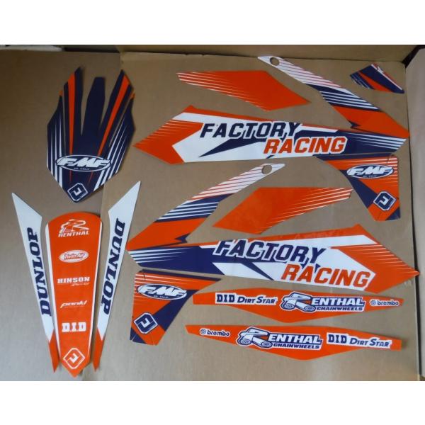 FLU DESIGNS PTS4ノーマルのグラフィックよりも丈夫で厚みがある15mmビニールグラフィックキットの内容は写真に写っている通りです[適合車種] KTM SX SXF XC XCF 150/250/350/450 2016 201...