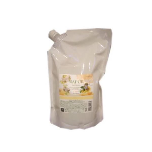 追跡番号あり発送★ナピュール キュアシャンプー（つめかえ用）(700ml)■ 詰め替え用。ダメージを受けた毛髪を補修し、内側から美しくきらめく髪へ導きます。明るく爽やかなマンゴーの香り。【広告文責】・お問い合わせ先:有限会社美彩 TEL.0...