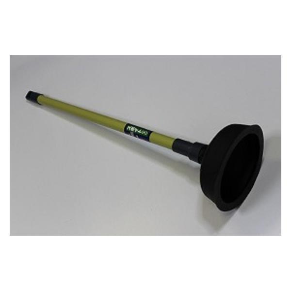 サイズ：57cm　カップ：φ14cm　材質：柄・スチールパイプ・ポリプロピレン　先：合成ゴム  表示送料は企業向け価格です。個人宅配はお問い合わせ下さい。