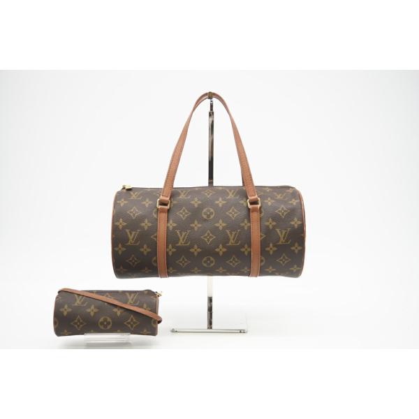 ■ブランド名LOUIS VUITTONルイ・ヴィトン■品名パピヨン30■シリアルTH0927■型番M51365■カラー系統ブラウン■サイズW約30cm x H約15cm x D約15cmハンドル：約41cm■重さ576g■素材コーティングキ...