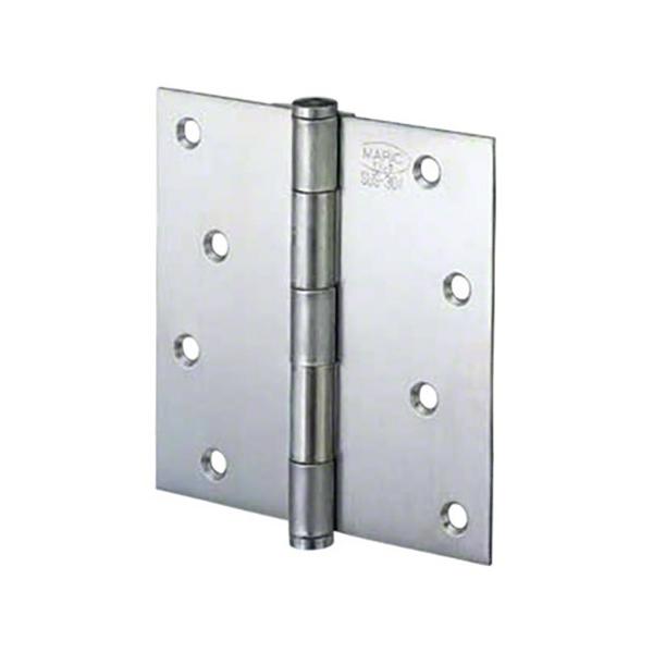 【※丁番類は全サイズ共通写真を使用している場合がございます。中にはサイズによってビス穴の数が異なる物もございますので予めご注意ください。】リング無しのステンレス製の義星丁番。HL。サビにくく、丈夫な定番商品。擬宝珠(ギボシ)部のデザインが装...