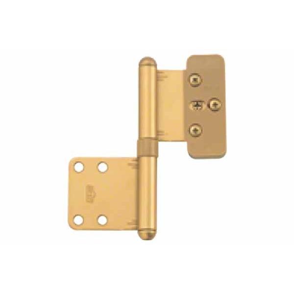 【※丁番類は全サイズ共通写真を使用している場合がございます。中にはサイズによってビス穴の数が異なる物もございますので予めご注意ください。】軽量ドア用の丁番です。