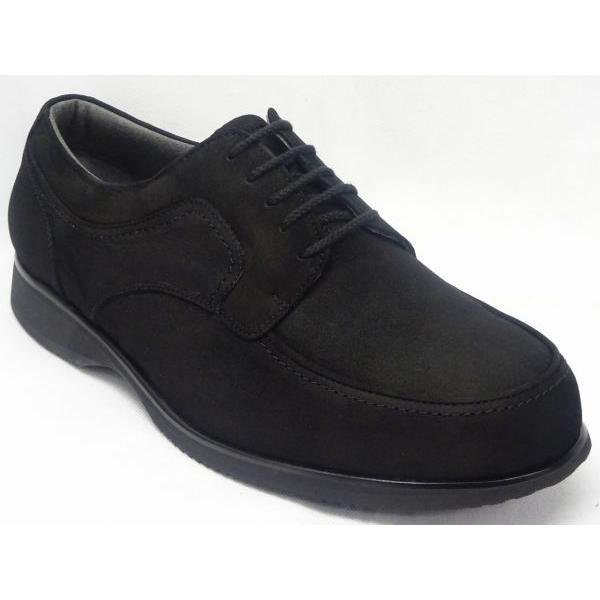 商品名 ファイブフィールド　FIVE FIELD 6812 【6E】 BLカラー ＢＬＡＣＫ/ヌバック甲材 天然革（ヌバック）底材 合成底靴幅 【６Ｅ】　超幅広サイズ 26cm(us9.5)商品説明 超幅広甲高６Eシューズ。２８ｃｍ３Eの靴...