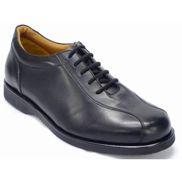 商品名 ファイブフィールド　FIVE FIELD 8661 【6E】 BL/BLカラー BLACK/BLACK甲材 天然皮革底材 スポンジ底靴幅 【６Ｅ】　超幅広サイズ 29cm(us12.5)商品説明 超幅広甲高６Eシューズ。２８ｃｍの３...