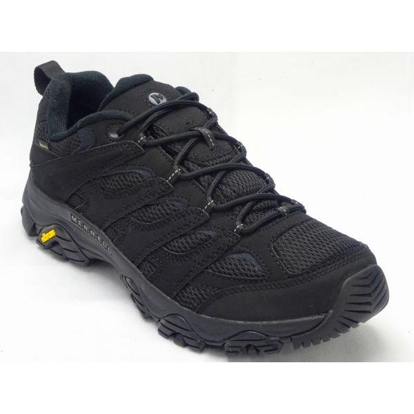 商品名 メレル MOAB 3 SYNTHETIC GORE-TEX J500239（TRIPLE BLACK）カラー ブラック甲材 合成革底材 合成底靴幅 表示なし　海外の標準的幅です。表示なし　サイズ us 13 (31cm)商品説明 メ...
