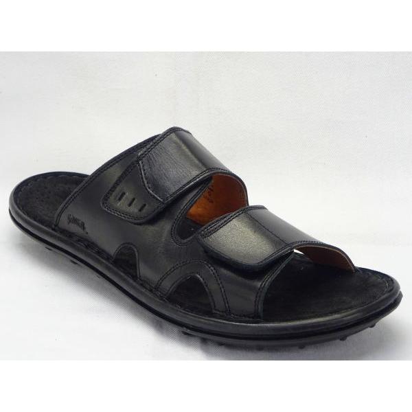 商品名 SOFTWALK ソフトウォーク 12017 【4E】 BＬカラー ブラック甲材 天然皮革底材 合成底靴幅 【４Ｅ】　幅広な造りサイズ eu 45 (29.5)商品説明 名前の通り柔らかい履き心地で人気のポルトガブランド。面テープ（...