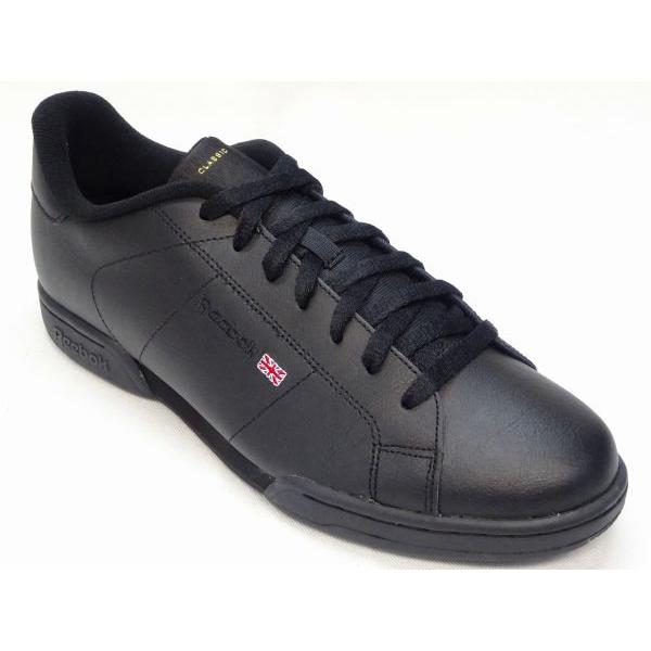 商品名 リーボック NPC II 1000000100カラー ブラック甲材 天然皮革底材 合成底靴幅 表示なし　少し幅が狭い造りサイズ us 15 (33cm)商品説明 イギリス発のスポーツブランド REEBOK。1980年代の販売されてい...