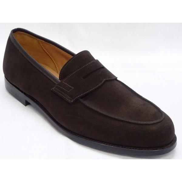 商品名 クロケット＆ジョーンズ グランサム2 GRANTHAM2【E】 26225A-S29L7カラー ダークブラウンスエード甲材 天然皮革底材 革底靴幅 【Ｅ】　日本の　「２Ｅ」に相当　海外の規格の幅サイズ uk 12(30.5cm)商品...