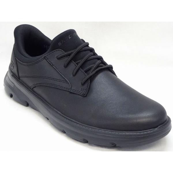 商品名 スケッチャーズ ARCH FIT GARZA-LANGSTON 205511-BBＫカラー ブラック甲材 天然皮革＊合成皮革底材 合成底靴幅 表示なし　海外の標準的幅です。表示なし　サイズ us 13 (31cm)商品説明 テレビC...