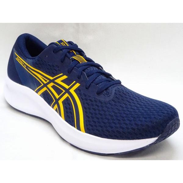 商品名 アシックス PATRIOT 14 1011C050-403カラー ネービー/オレンジ甲材 合成繊維＊合成樹脂底材 ゴム底靴幅 表示なし　海外の標準的幅です。表示なし　サイズ 29cm(us12.5)商品説明 日本発のスポーツブランド...