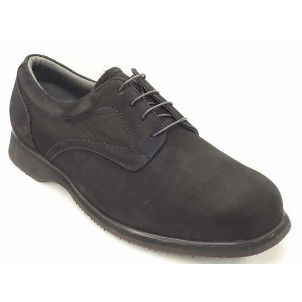 商品名 ファイブフィールド　FIVE FIELD 6811 【6E】 BLカラー ＢＬＡＣＫ/ヌバック甲材 天然皮革底材 合成底靴幅 【６Ｅ】　超幅広サイズ 26.5cm(us10.0)商品説明 超幅広の６Eです。つま先の形や履き口の大きさ...
