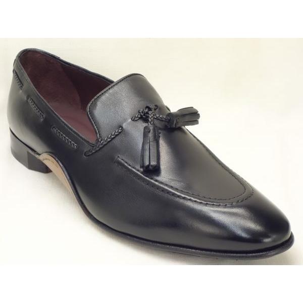 商品名 DUEDI 74 BLカラー ＢＬＡＣＫ甲材 天然皮革底材 複合素材底靴幅 表示なし　海外の標準的幅です。表示なし　サイズ eu 47 (30.7)商品説明 RAFFAELE d'AMELIO（ ラファエレダメリオ）　1929年イタ...