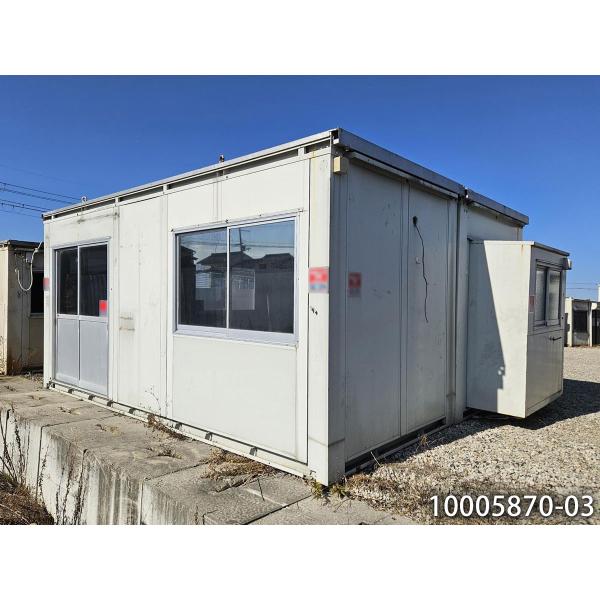 《奈良展示場》大阪・和歌山・三重・香川・徳島・愛知・岐阜・石川・福井・滋賀・京都・兵庫・岡山・広島小屋に住む スペース活用 ペットハウス DIY 趣味部屋 ミニマリスト タイニーハウス 休憩室 used prefab container